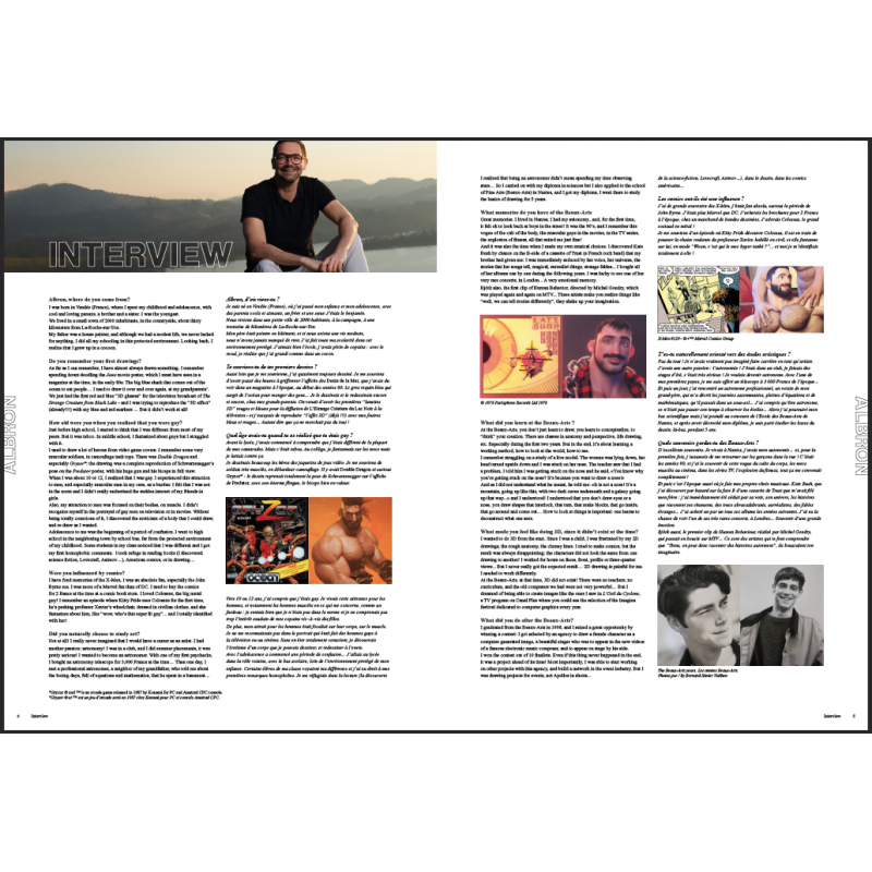 The Art of Albron - couverture lenticulaire